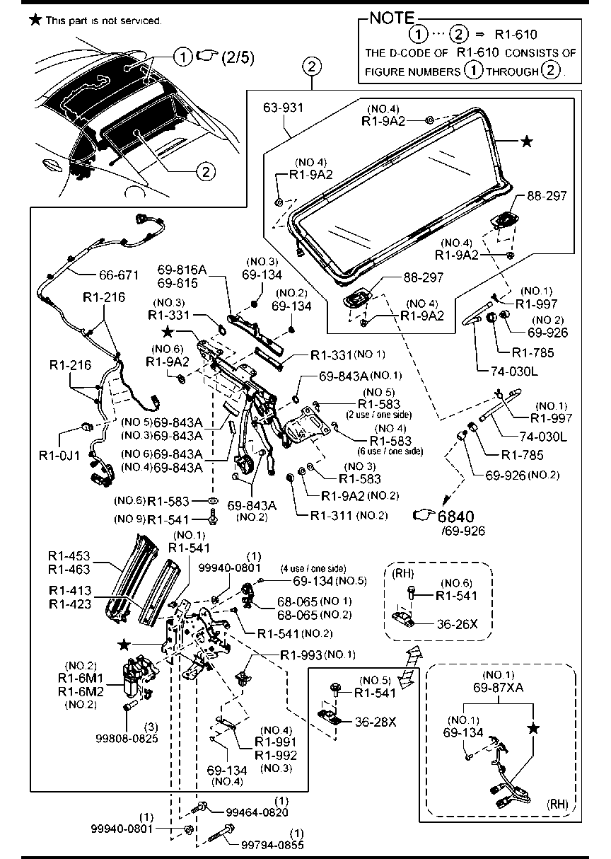 Sunroof (w/retractable hard top) for Mazda MX-5 - Amayama