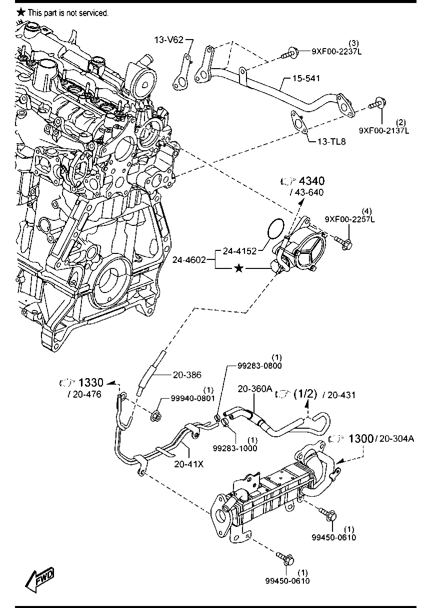 Vacuum pump (diesel) for Mazda Mazda6, 07.2016 spare parts - Mazda ...