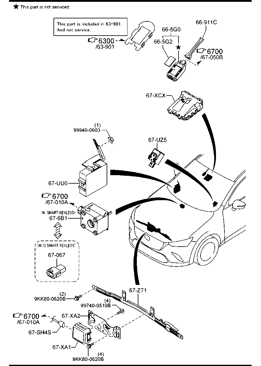 Body relays & units for Mazda CX-3 - Amayama