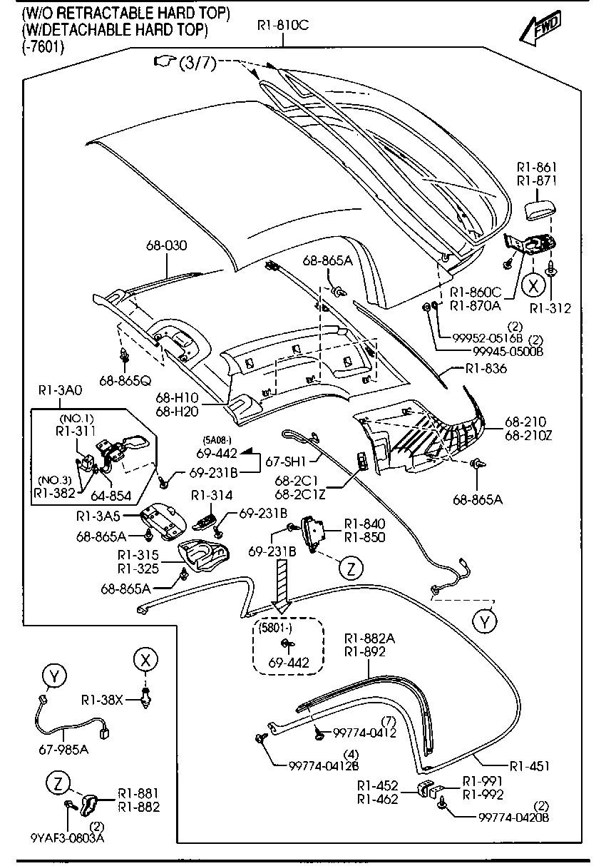 Sunroof for Mazda MX-5 Miata - Amayama